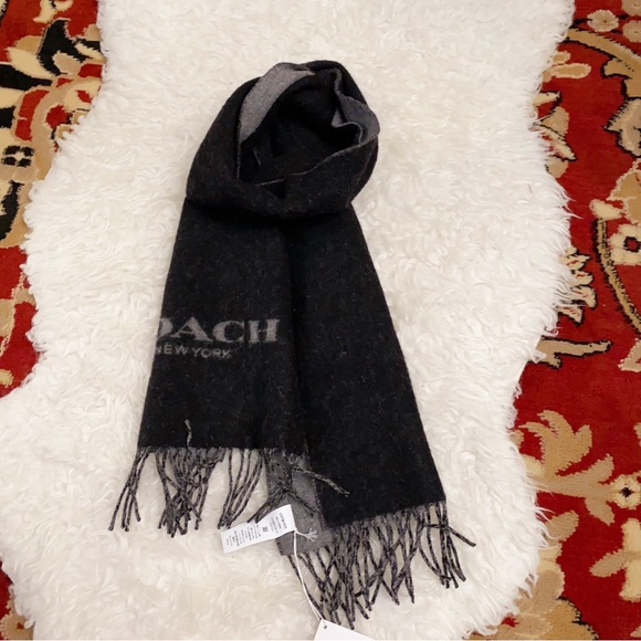 Coach | Accessories | Coach Mens Double Side Signature Scarf In ...